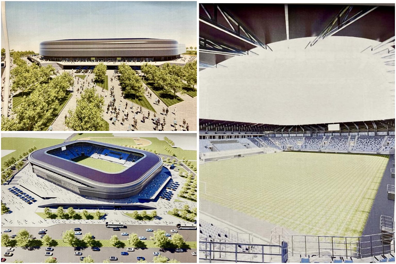 Turul 3D al noului stadion “Nicolae Dobrin”. Imagini de excepție ...