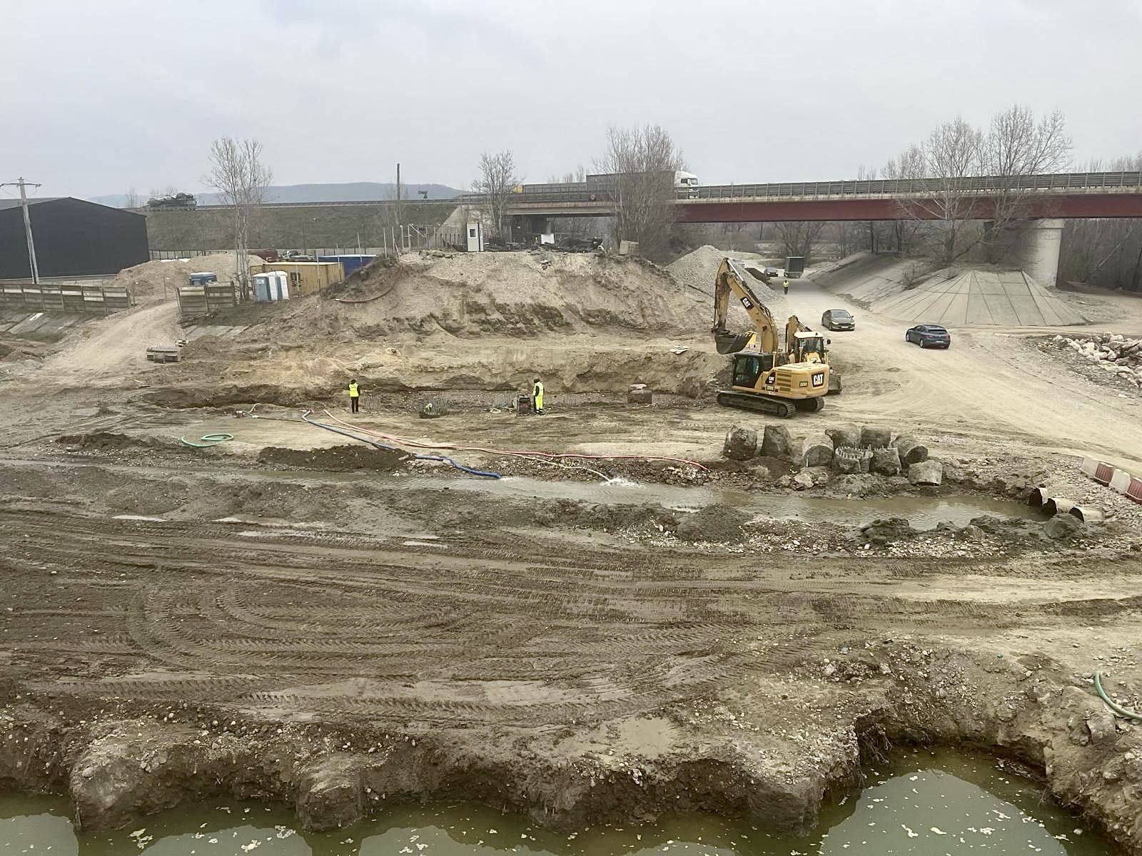 Care este stadiul lucrărilor la podul peste pârâul Bascov – Ziarul ...