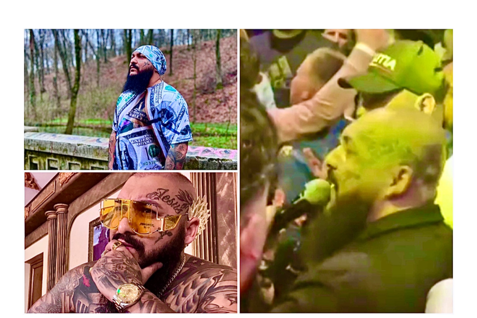 Dani Mocanu, cu mascații pe cap la primul concert după eliberare ...