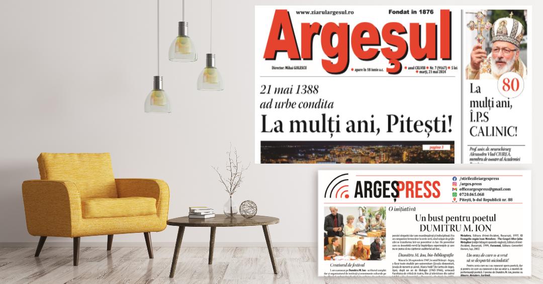 A apărut noul număr al ziarului „Argeșul” – print, mai 2024 – Ziarul ...